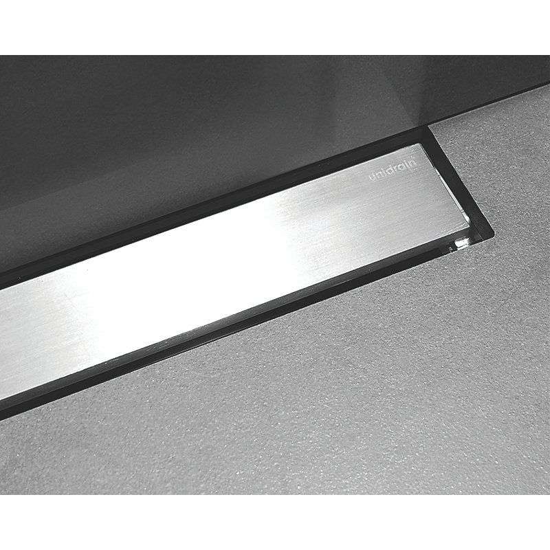 Unidrain HighLine panel, linje i rustfri stål 800 MM